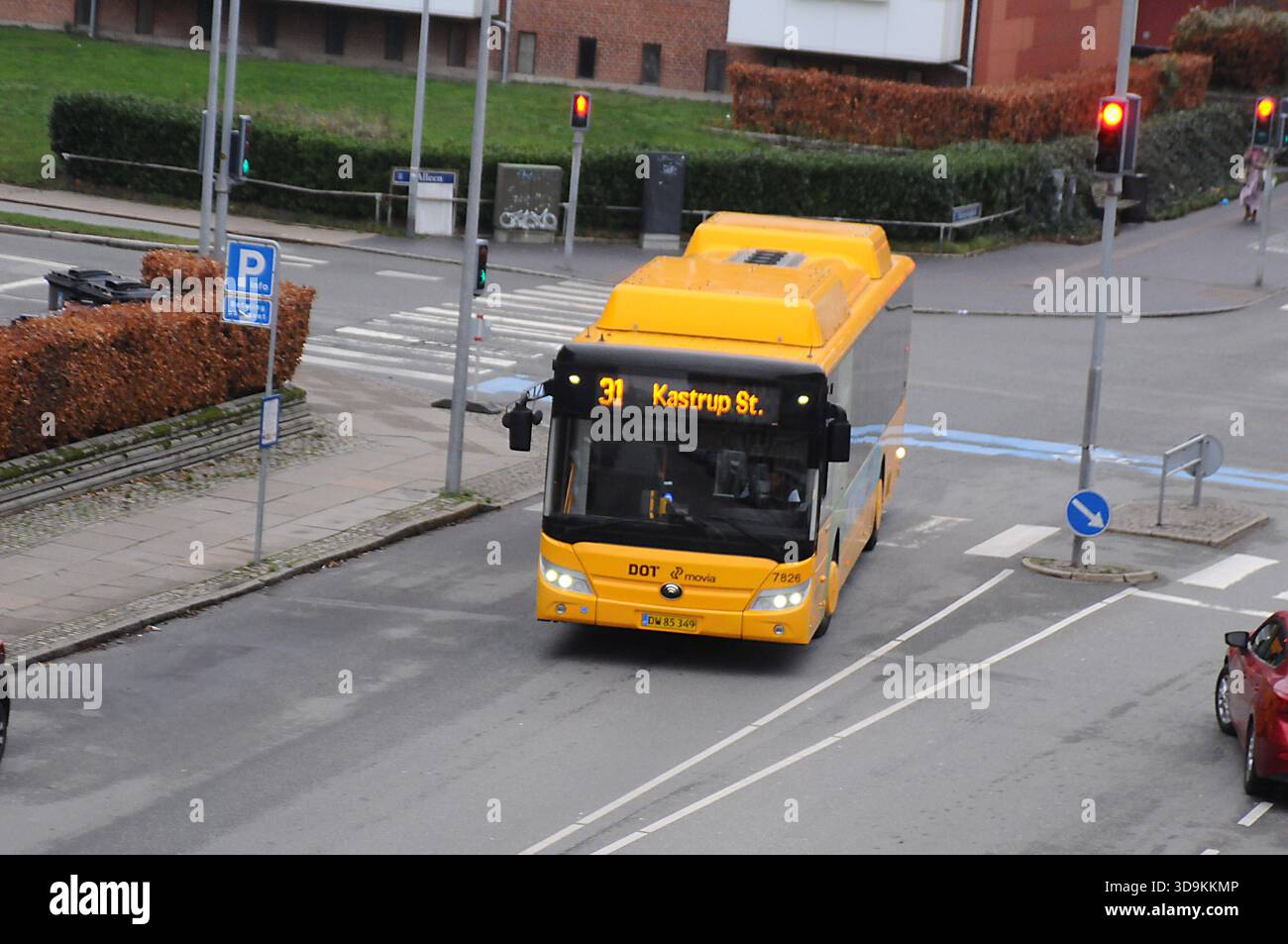 Copenhagen/ DenmarK/06 DECEMBER 2025/chinese yotune bus runs danish ...
