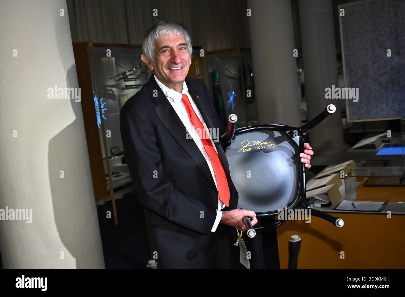 John M. Martinis, laureate in physics, during the signing of the Nobel Chairs at the Nobel ...