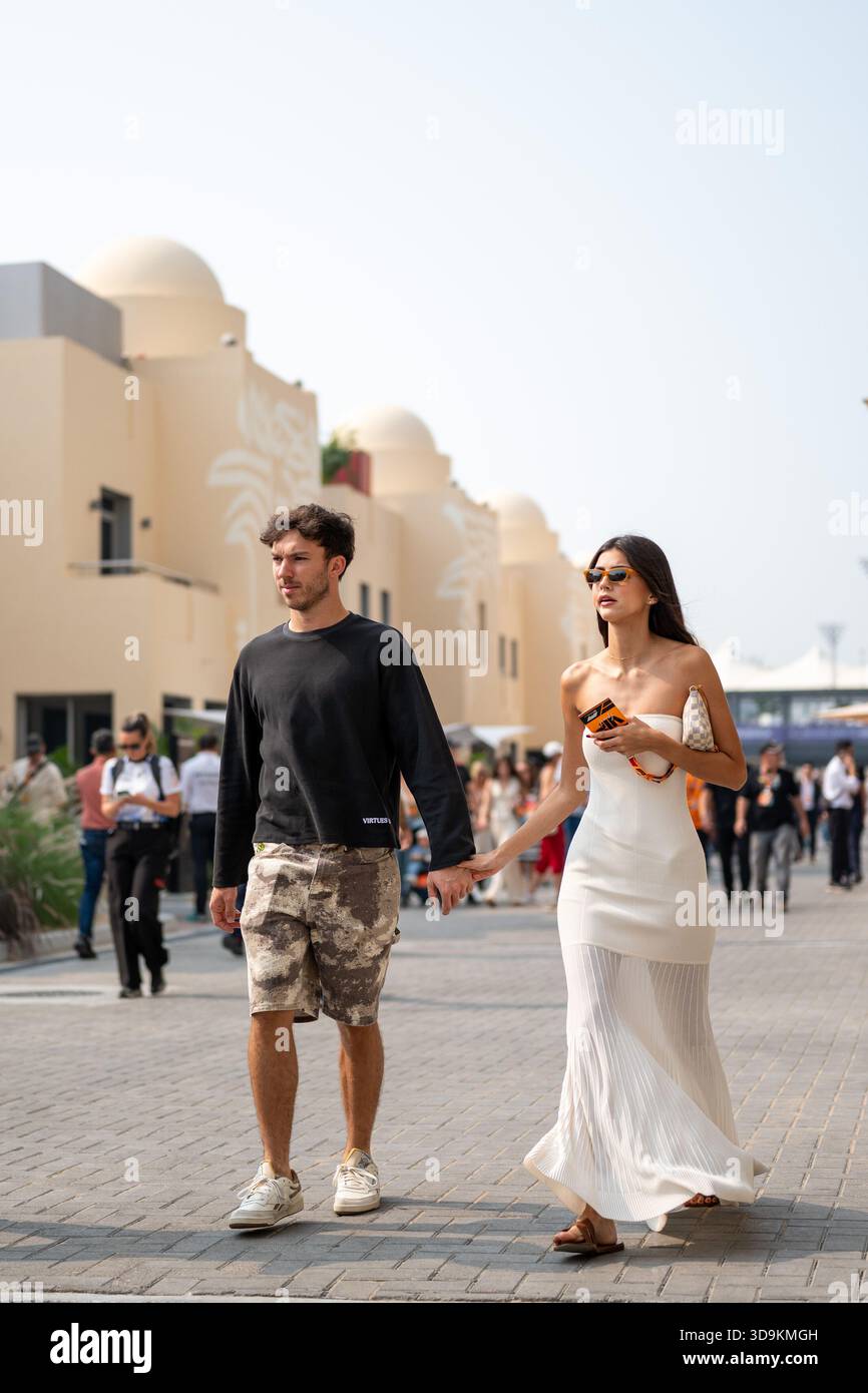 Pierre Gasly (BWT Alpine F1 Team, France, #10) with girlfriend ...