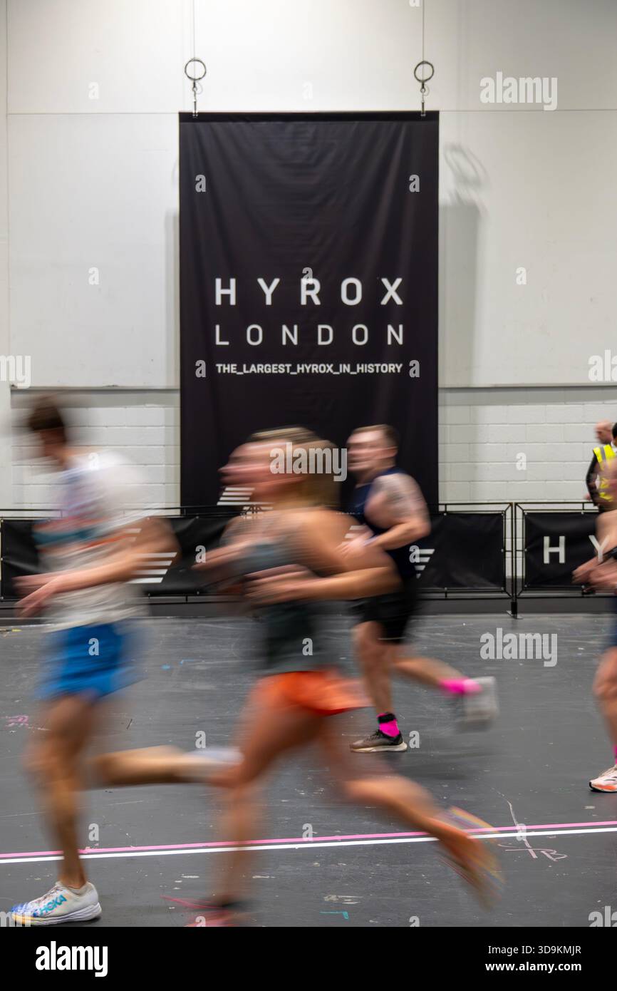Hyrox event at the Excel London December 2025 Stock Photo - Alamy
