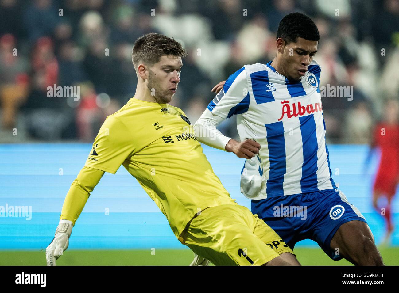 Fredericia, Denmark, 05th, December 2025. Goalkeeper Mattias Lamhauge ...