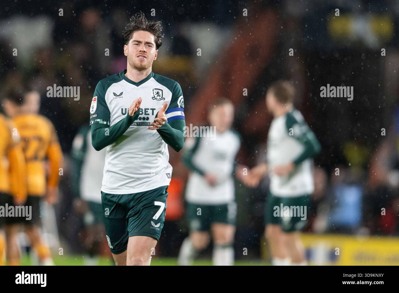 Hayden Hackney of Middlesbrough applauds the Boro fans before the Sky ...