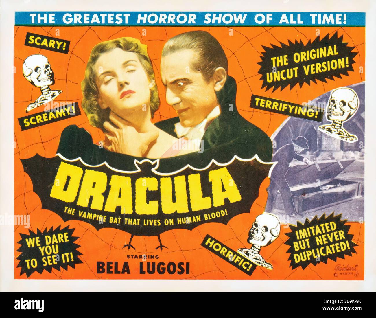 BELA LUGOSI and HELEN CHANDLER in DRACULA (1931), directed by TOD ...