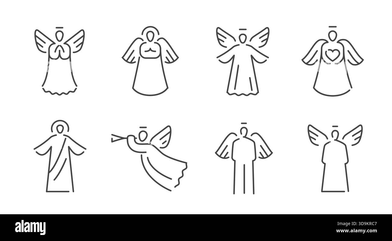 Christmas angels Black and White Stock Photos & Images - Alamy