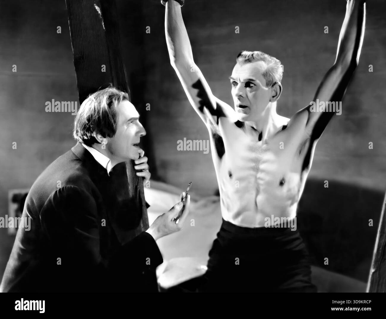 BORIS KARLOFF and BELA LUGOSI in THE BLACK CAT (1934), directed by ...