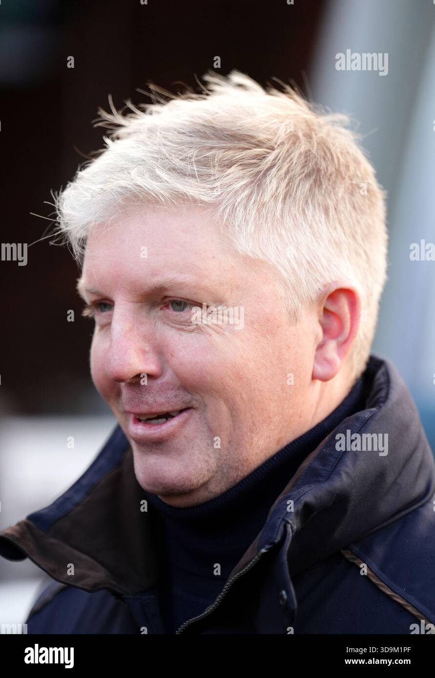 Noel Fehily, owner of Hurricane Pat, after winning the Betfair Exchange ...
