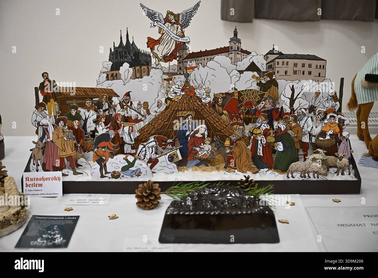 Exhibition of nativity scenes in Loucka, Zlin region, Czech Republic ...