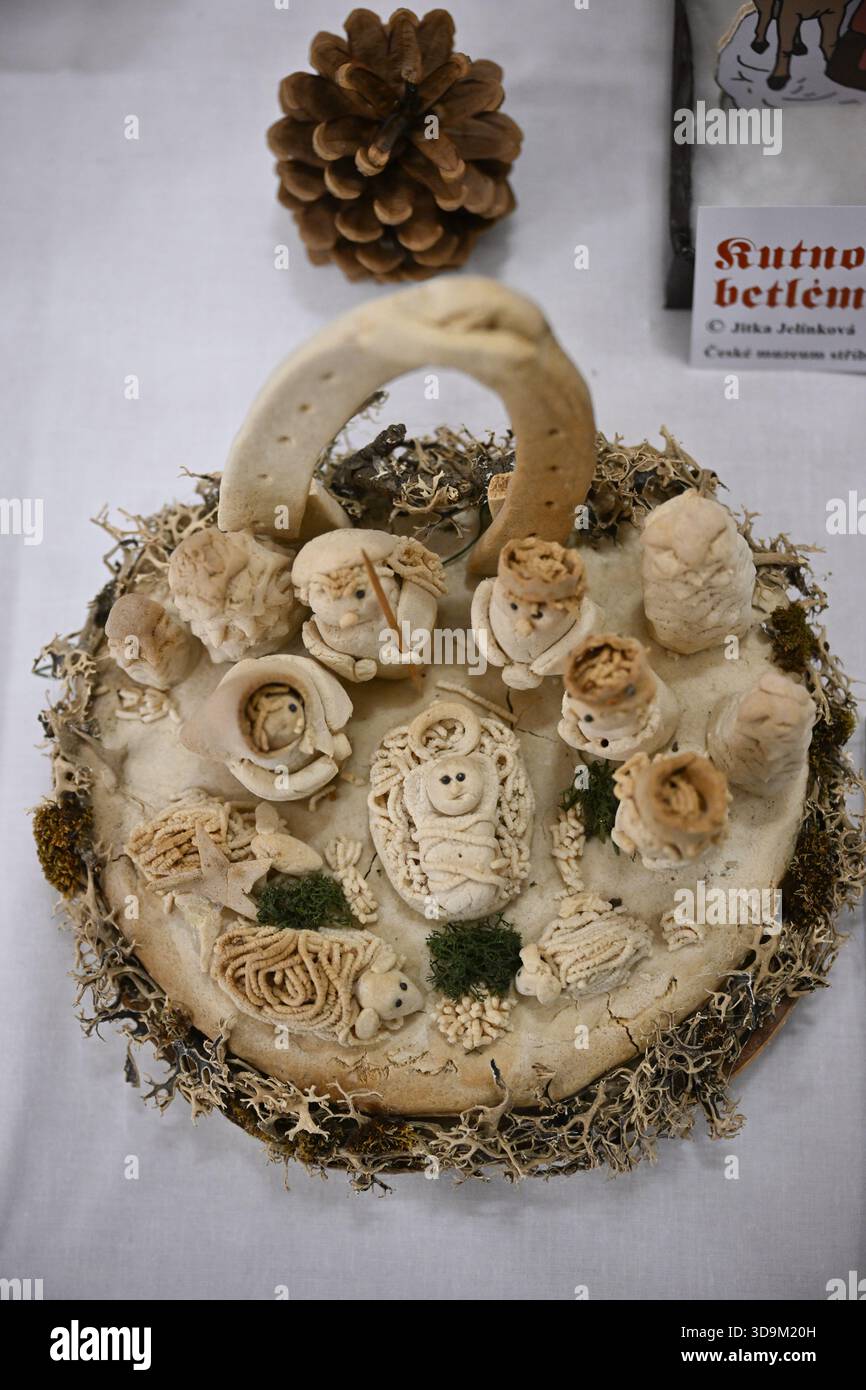 Exhibition of nativity scenes in Loucka, Zlin region, Czech Republic ...