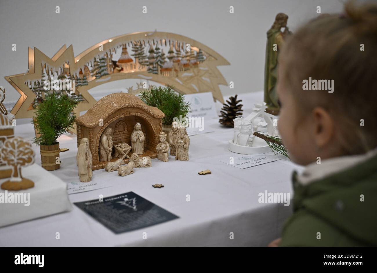 Exhibition of nativity scenes in Loucka, Zlin region, Czech Republic ...