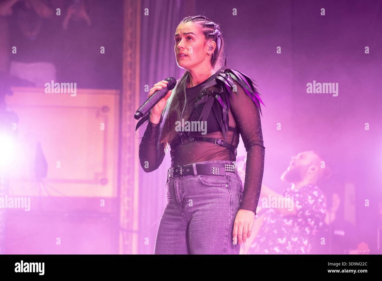 Singer Isabel Aaiun performs during the concert at Sala Eslava in ...