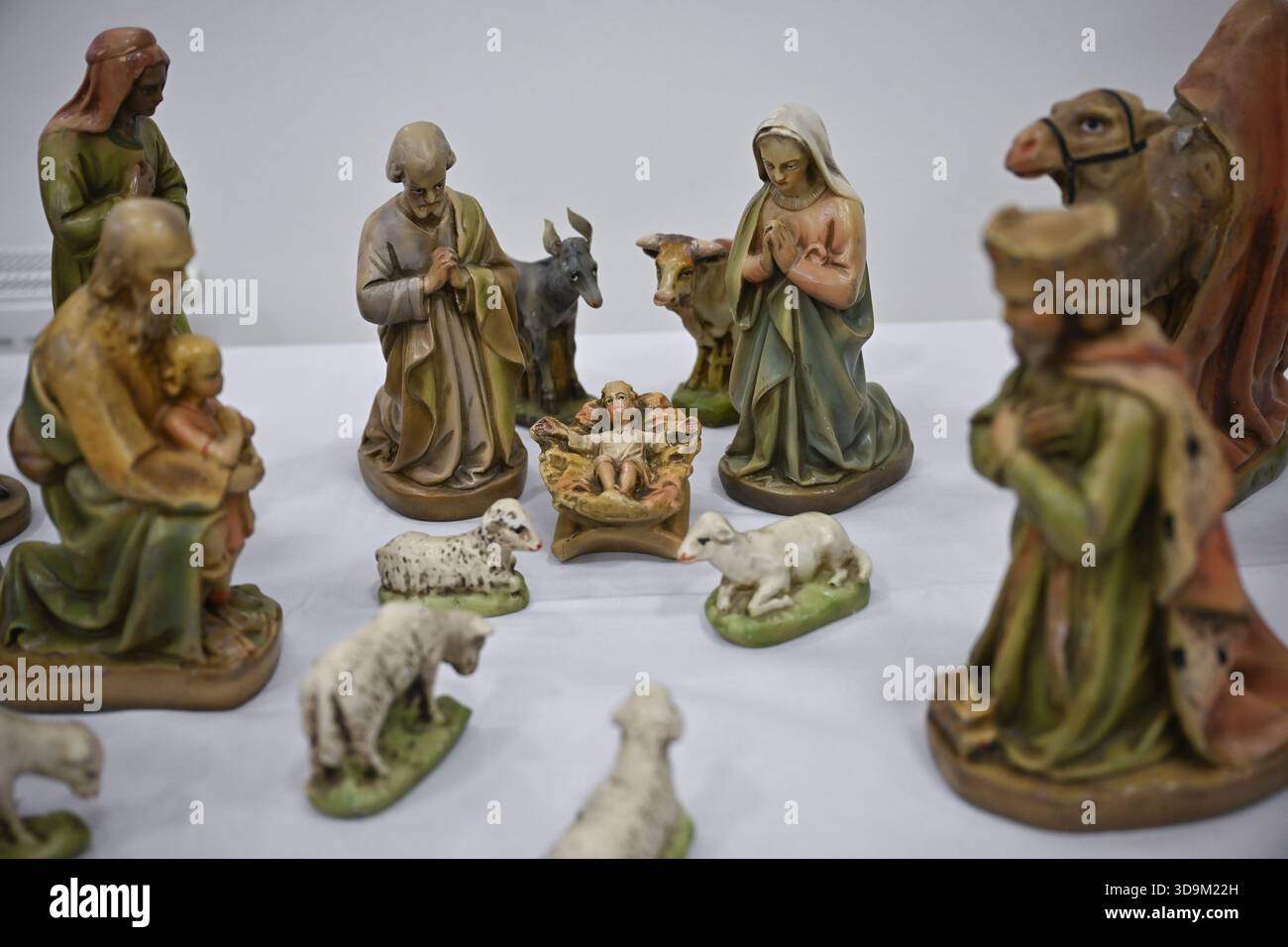 Exhibition of nativity scenes in Loucka, Zlin region, Czech Republic ...