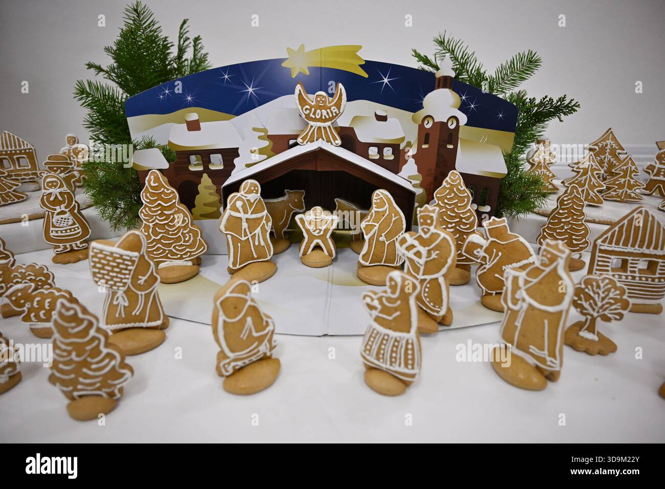 Exhibition of nativity scenes in Loucka, Zlin region, Czech Republic ...