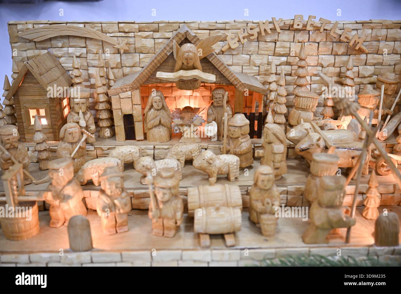 Exhibition of nativity scenes in Loucka, Zlin region, Czech Republic ...