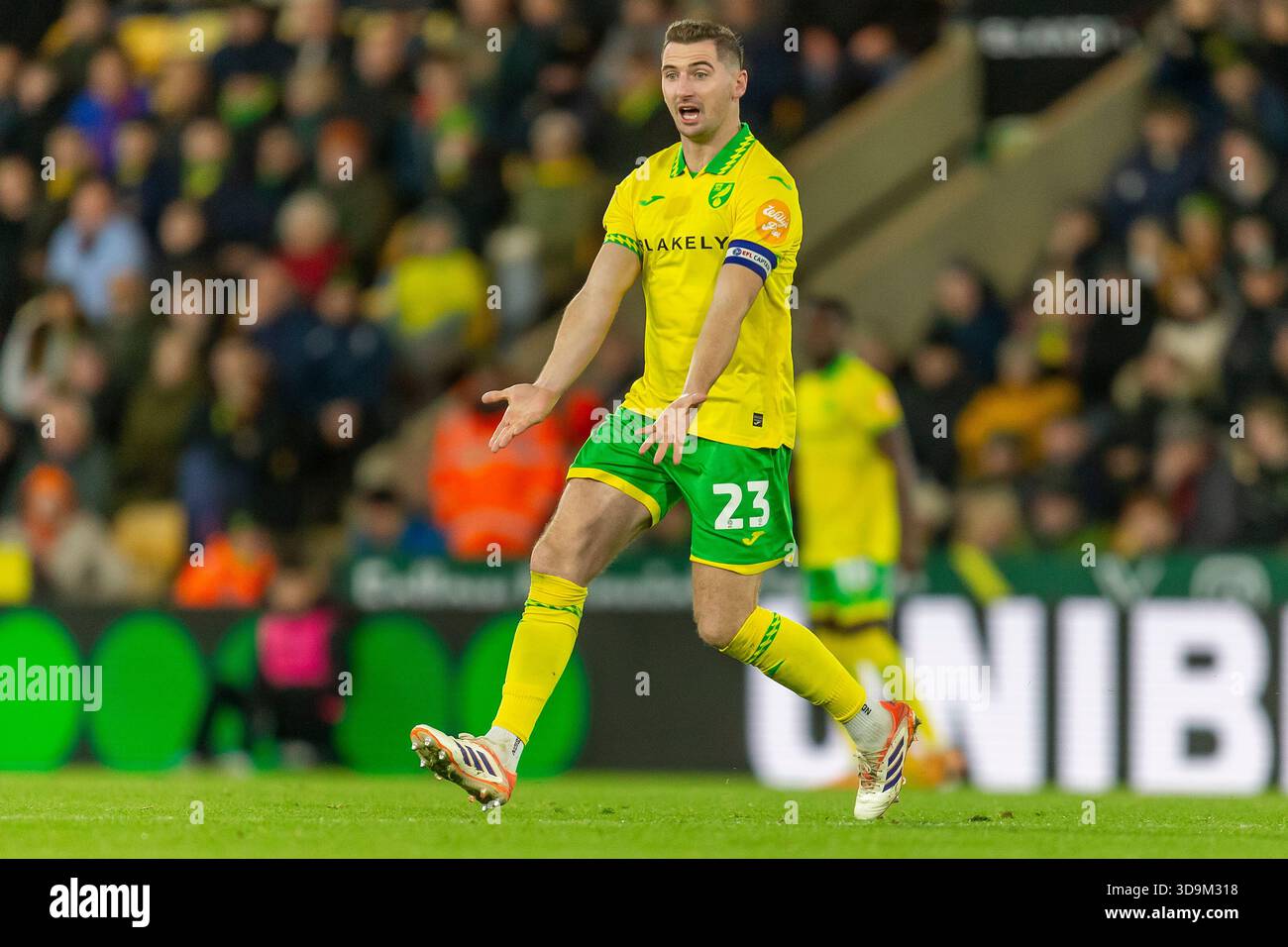 Kenny McLean of Norwich City reacts during the Sky Bet Championship match between Norwich City ...