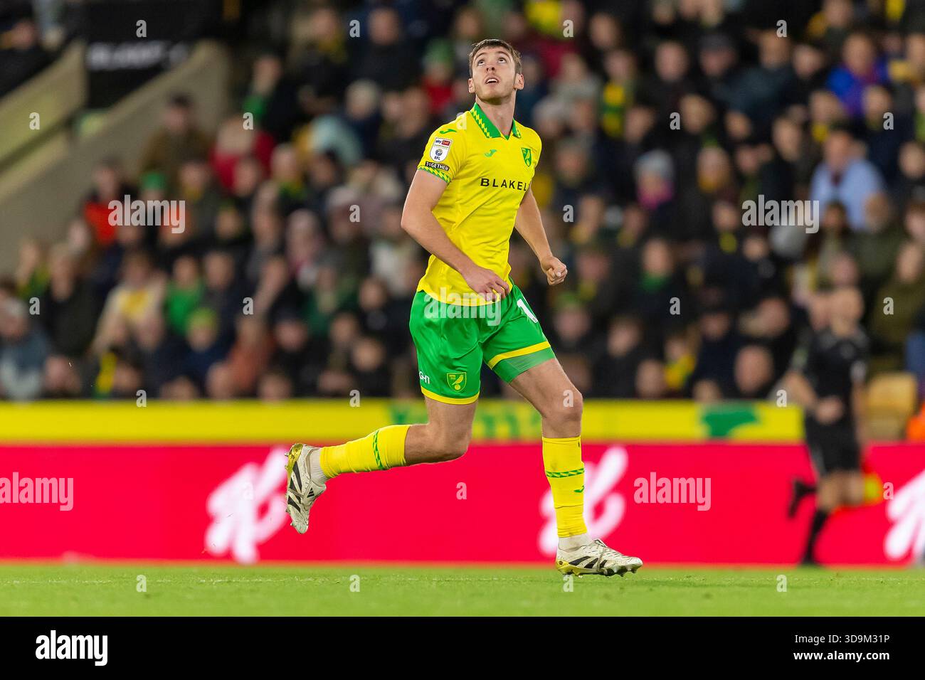 Ruairi McConville of Norwich City during the Sky Bet Championship match ...