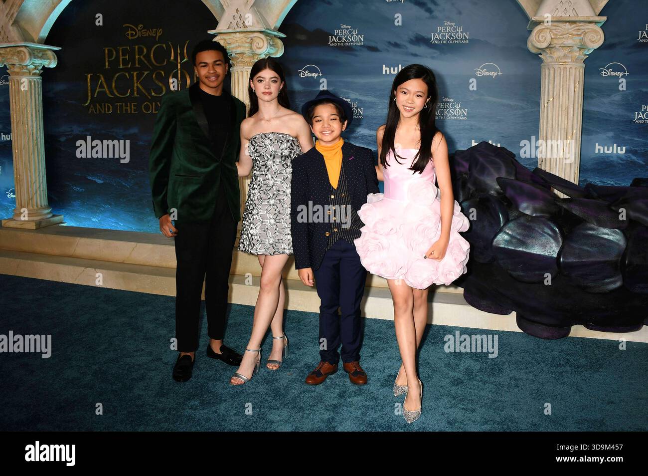 Shaun Dixon, Kenzi Richardson, Milo Maharlika und Jiwon Lee bei der ...