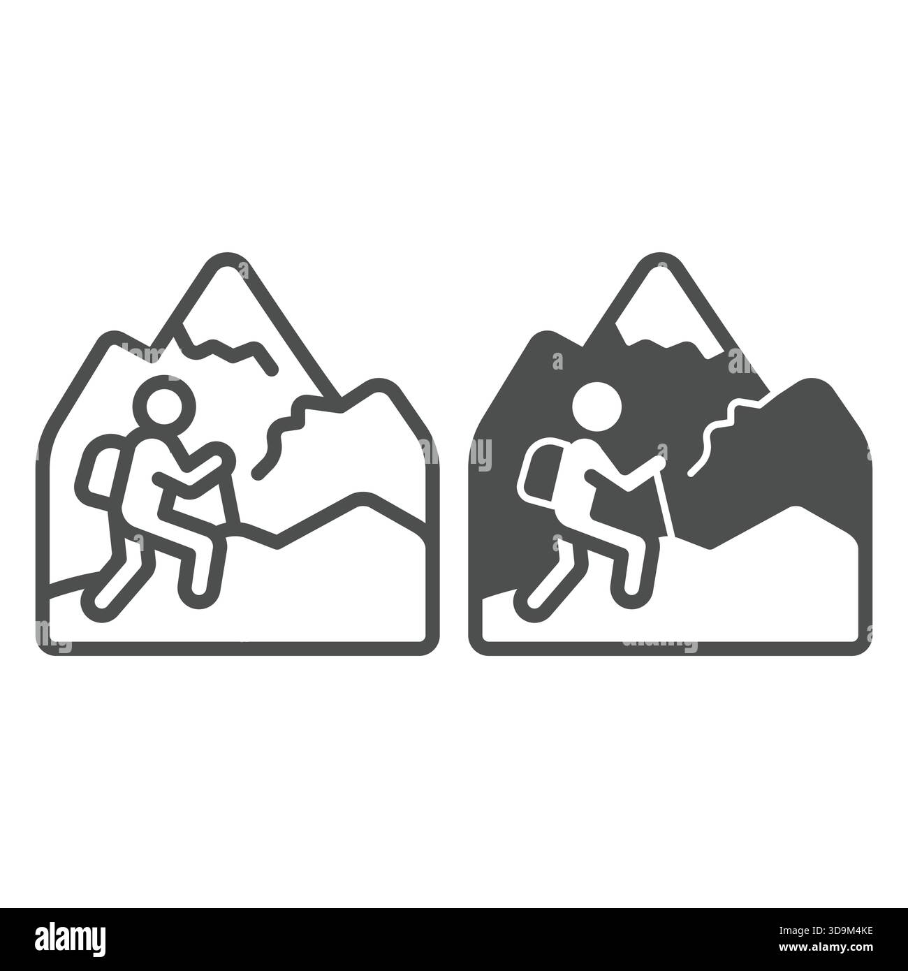 Extreme camping on rock Black and White Stock Photos & Images - Alamy