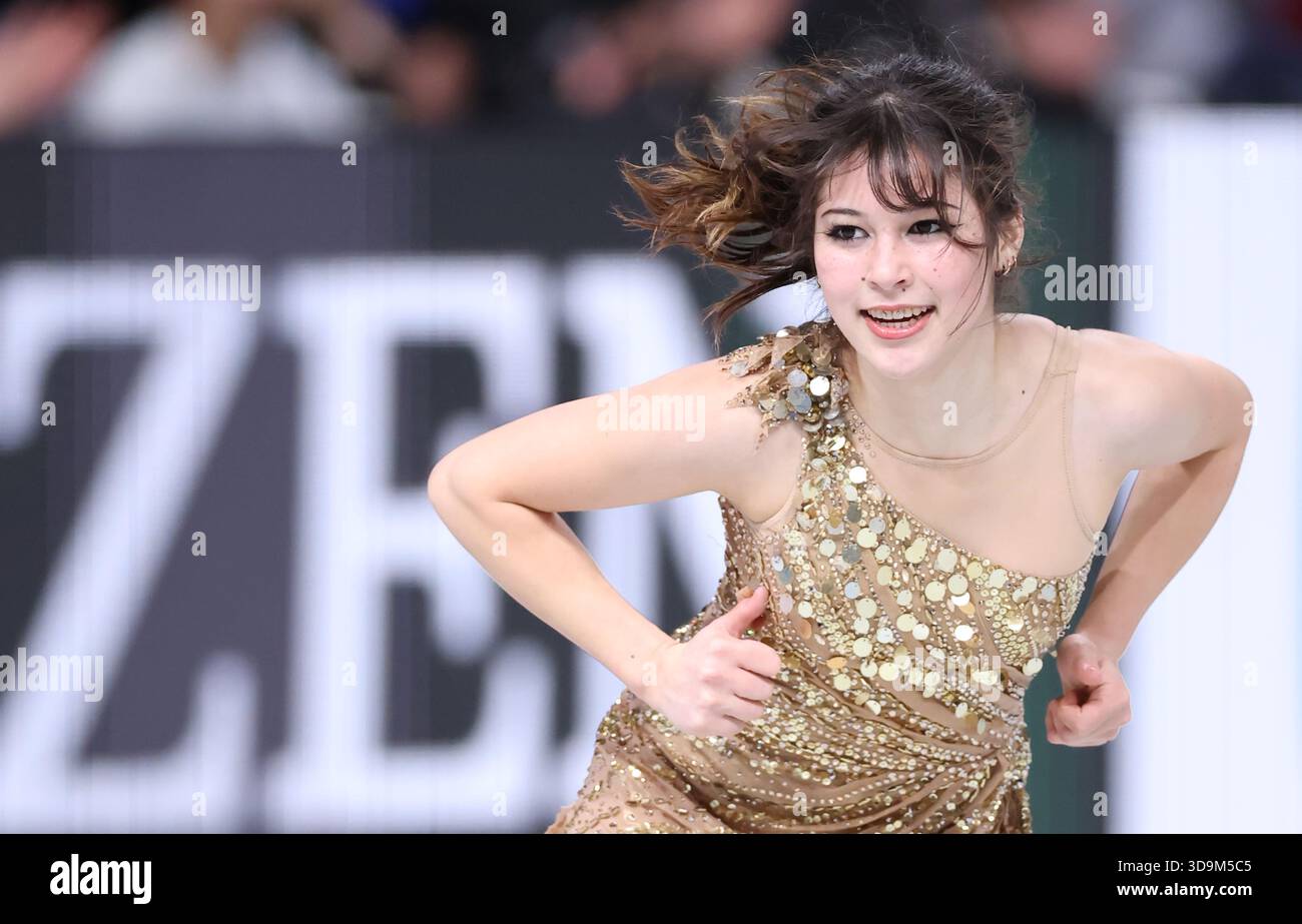 Alysa LIU of the United States performs in the women's free skating of ...