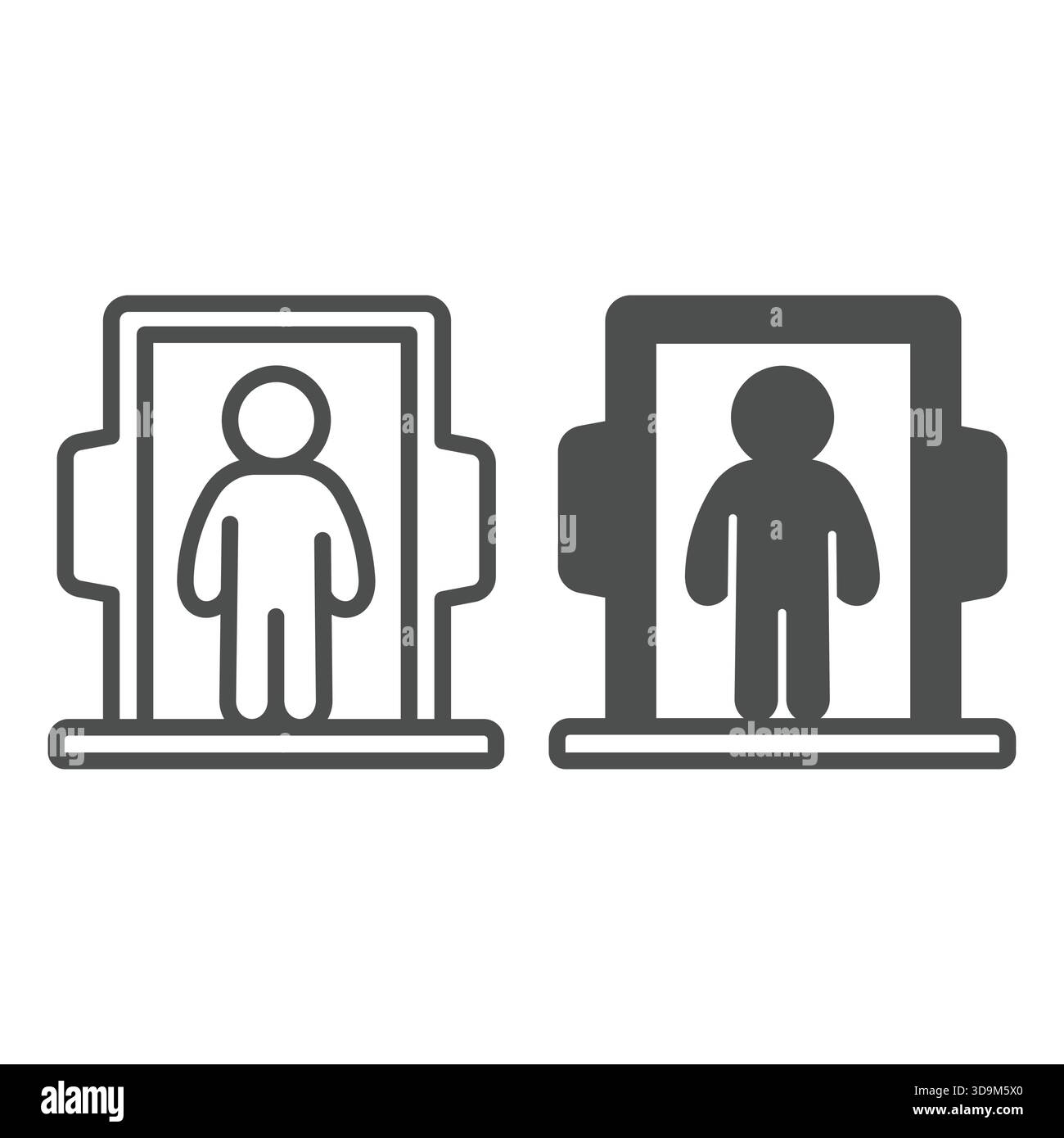 Entrance door logo travel Stock Vector Images - Alamy