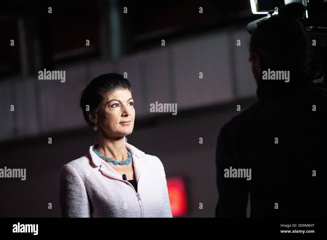The party founder and departing party chairwoman Sahra Wagenknecht on ...