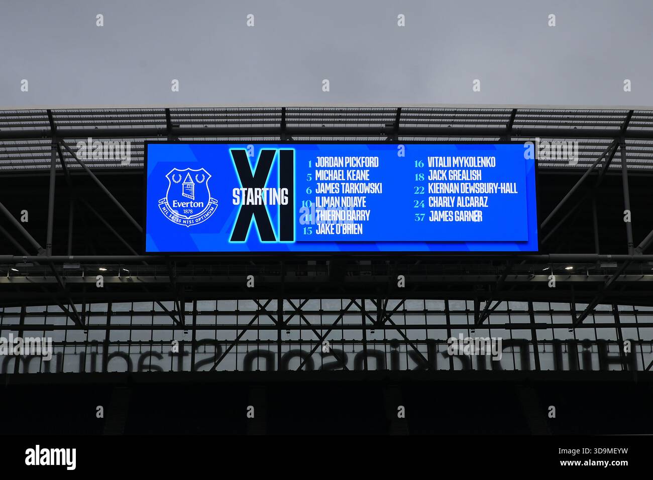 6th December 2025; Hill Dickinson Stadium, Liverpool, England; Premier ...