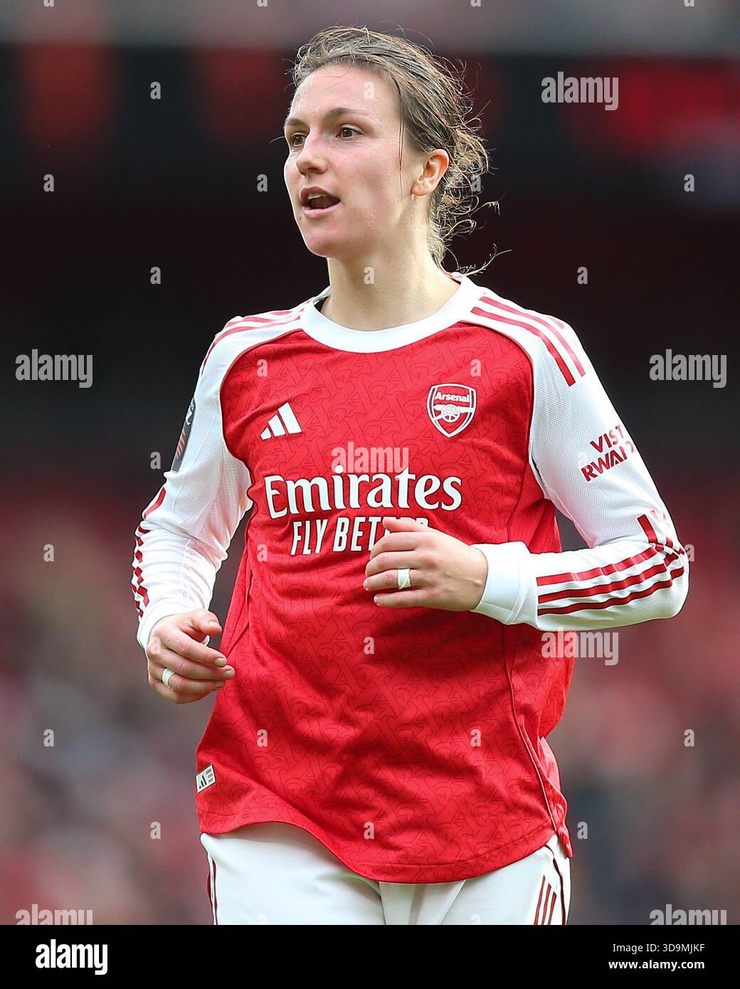 London, England, December 06 2025: Lotte Wubben-Moy (3 Arsenal) during ...