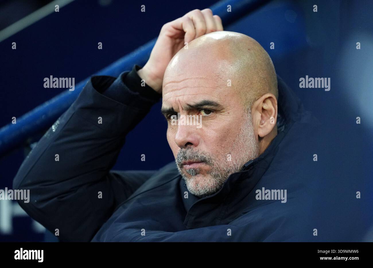 Manchester City manager Pep Guardiola before the Premier League match ...
