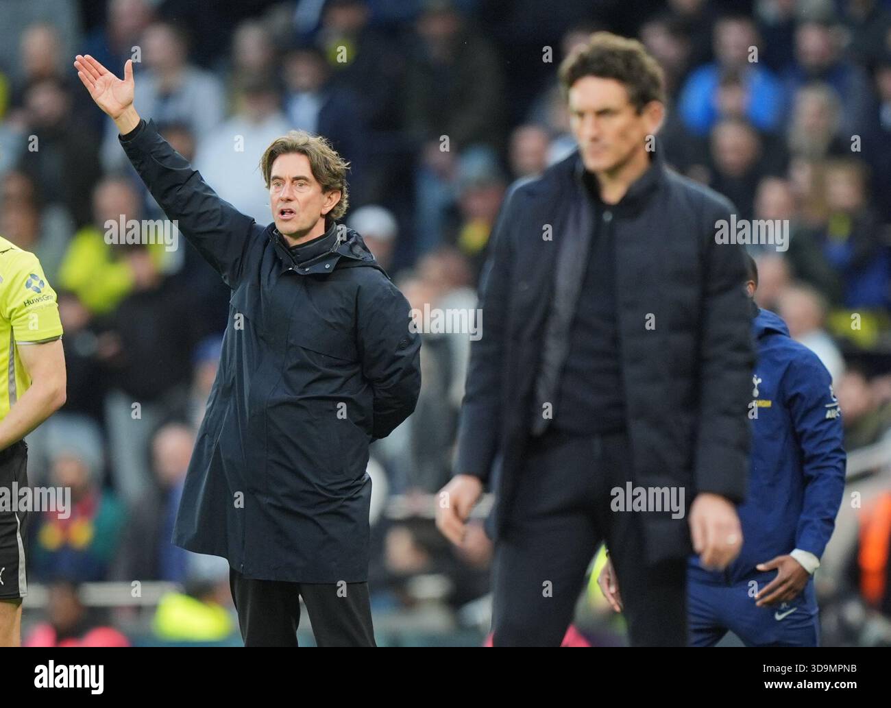 Tottenham Hotspur manager Thomas Frank during the Premier League match ...