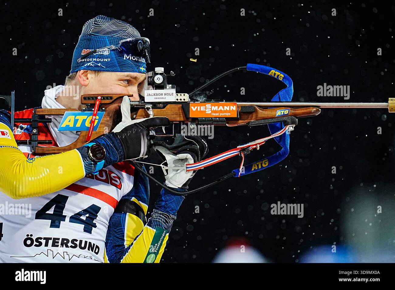 Sweden's Martin Ponsiluoma during the men's 10 km sprint at the ...