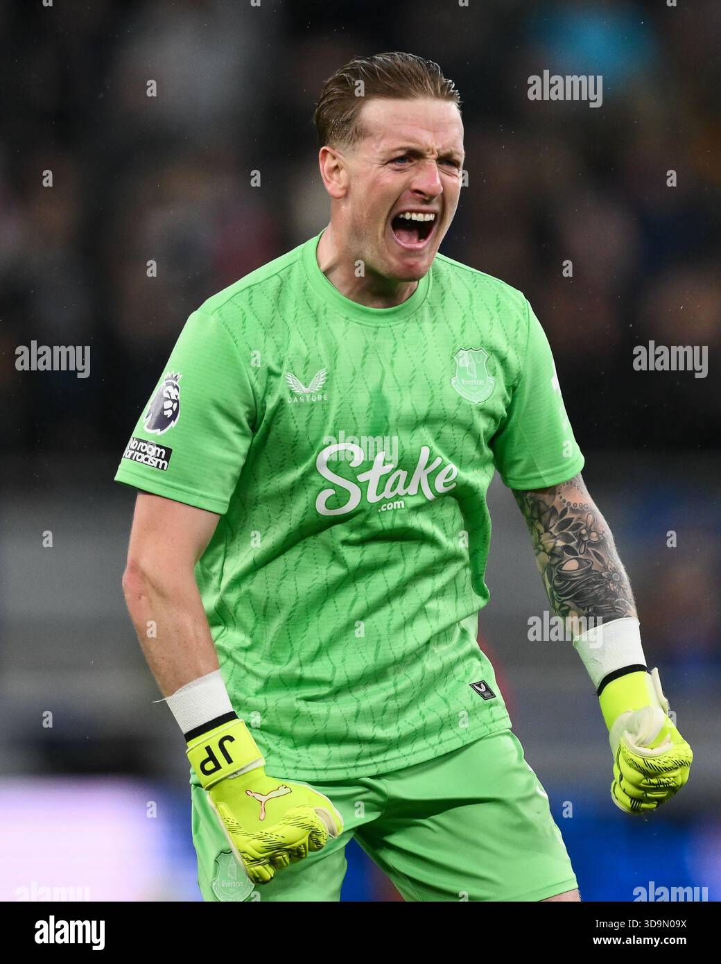 Liverpool, England, 6th December 2025. Jordan Pickford of Everton ...
