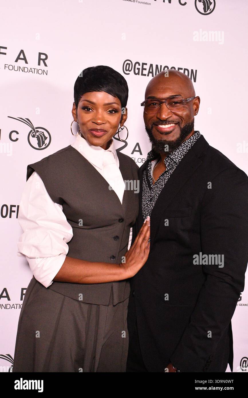 West Hollywood, California, USA 5th December 2025 Caroline Chikezie and ...