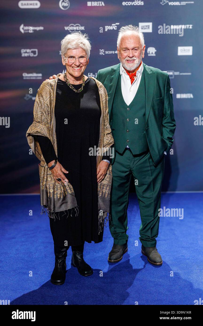 Ute Leube and Kurt Ludwig Nübling at the award ceremony of the 18th ...