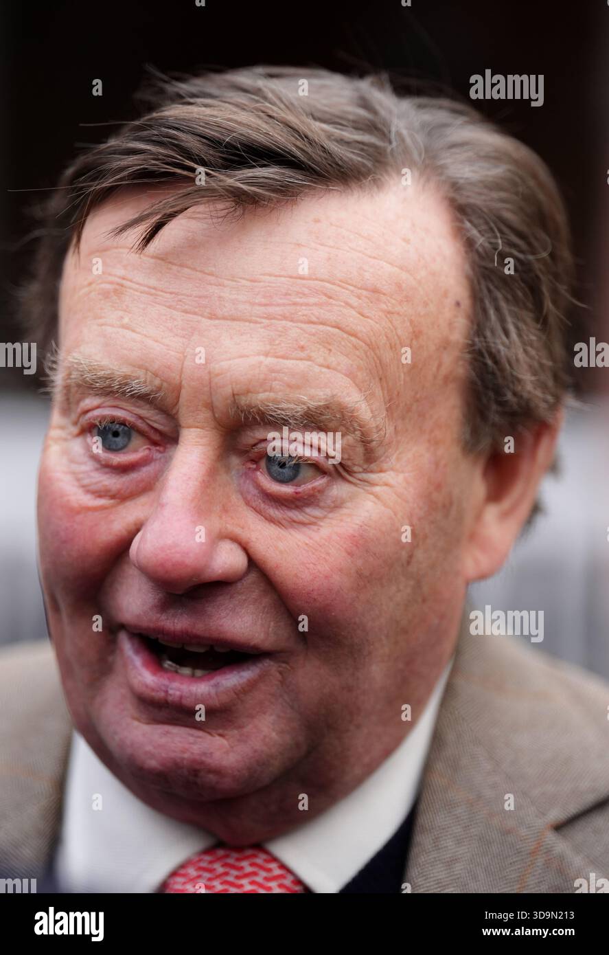 Nicky Henderson, trainer of Lulamba after winning the Betfair Henry ...