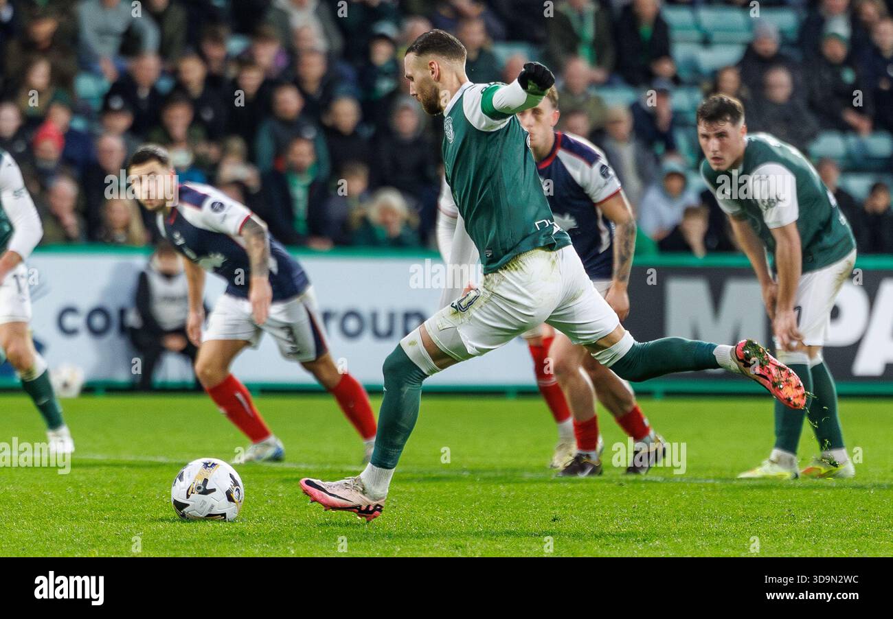 Easter Road, Edinburgh, Scotland, UK. 6th Dec 2025. Hibernian V Falkirk ...