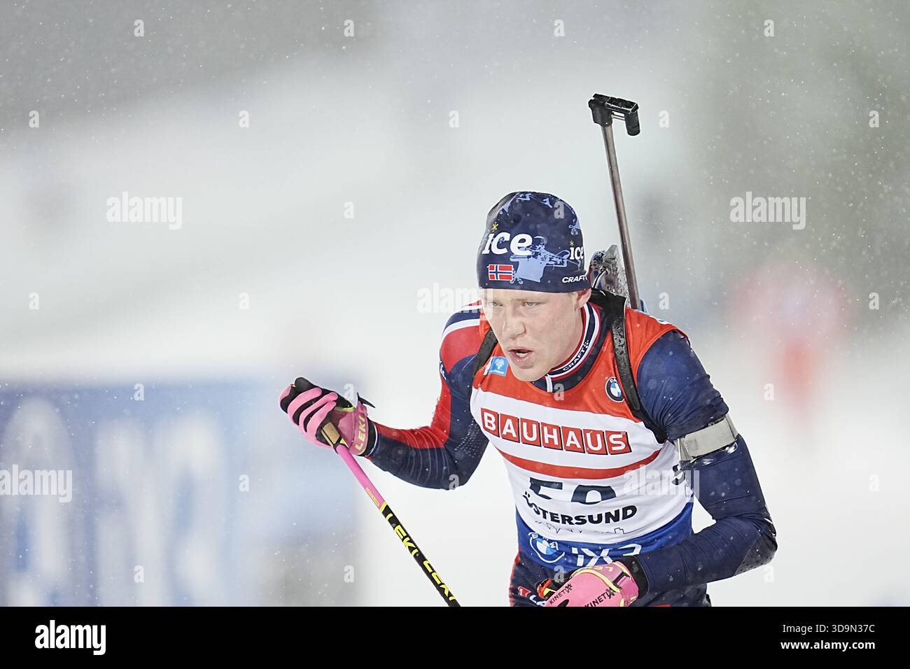 ÖSTERSUND, SWEDEN 20251206Norway's Martin Uldal during the men's 10 km ...