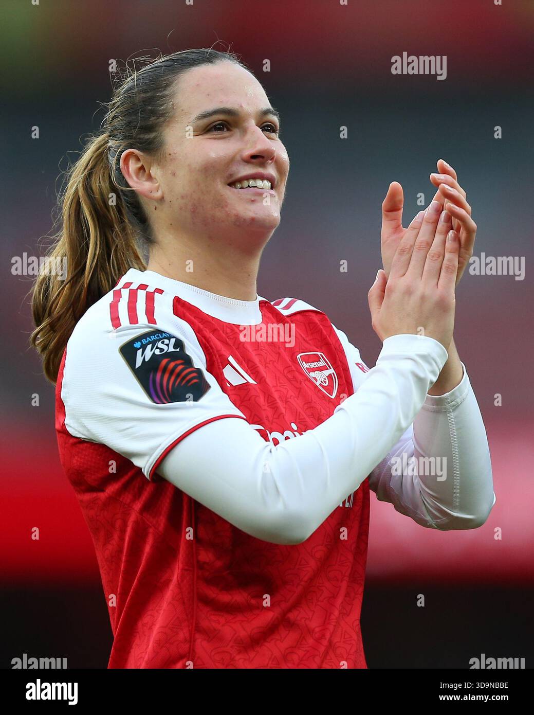 London, England, December 06 2025: Laia Codina (5 Arsenal) shows ...
