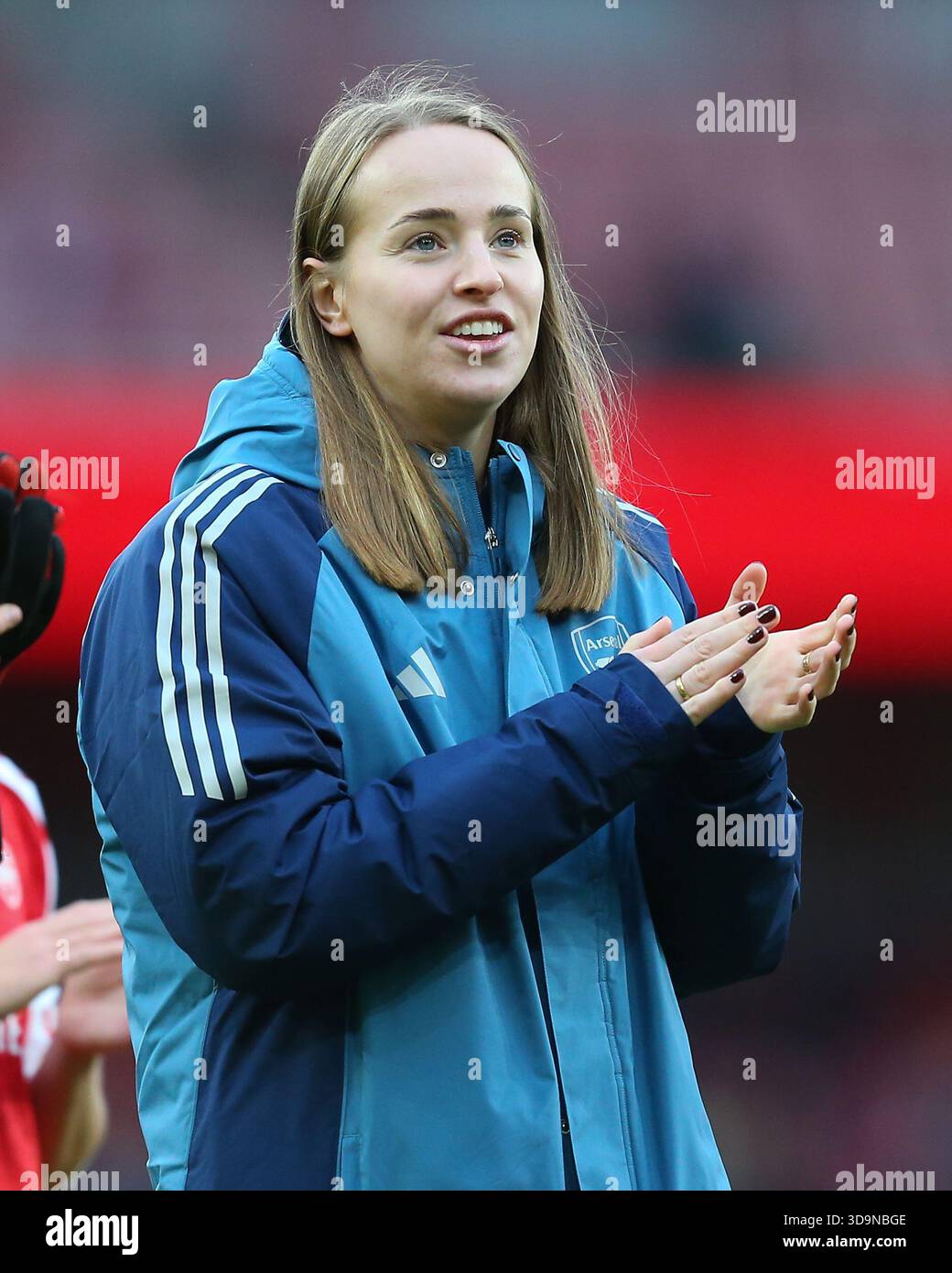 London, England, December 06 2025: Injured goalkeeper Daphne van ...