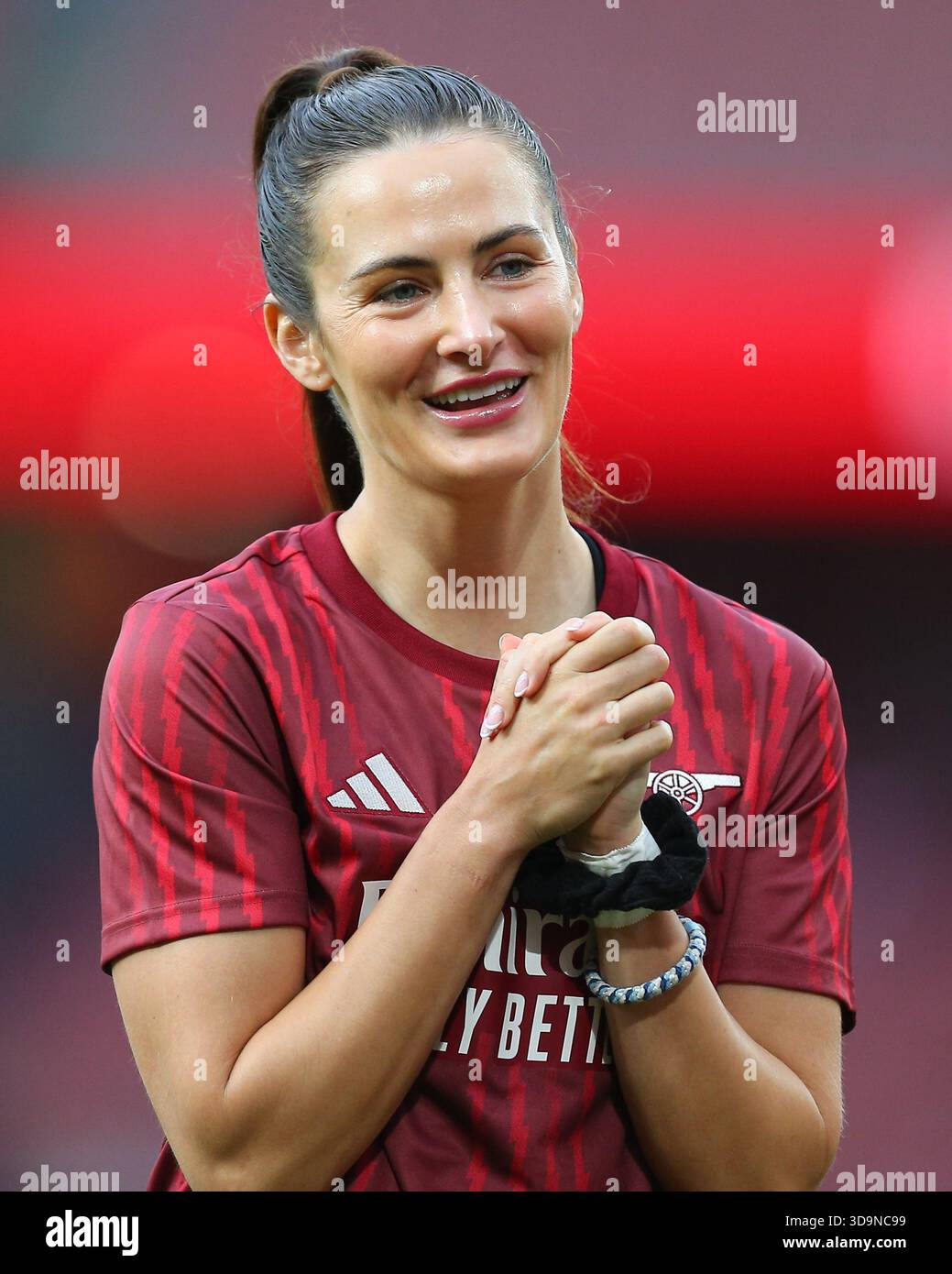 London, England, December 06 2025: Emily Fox (2 Arsenal before during ...