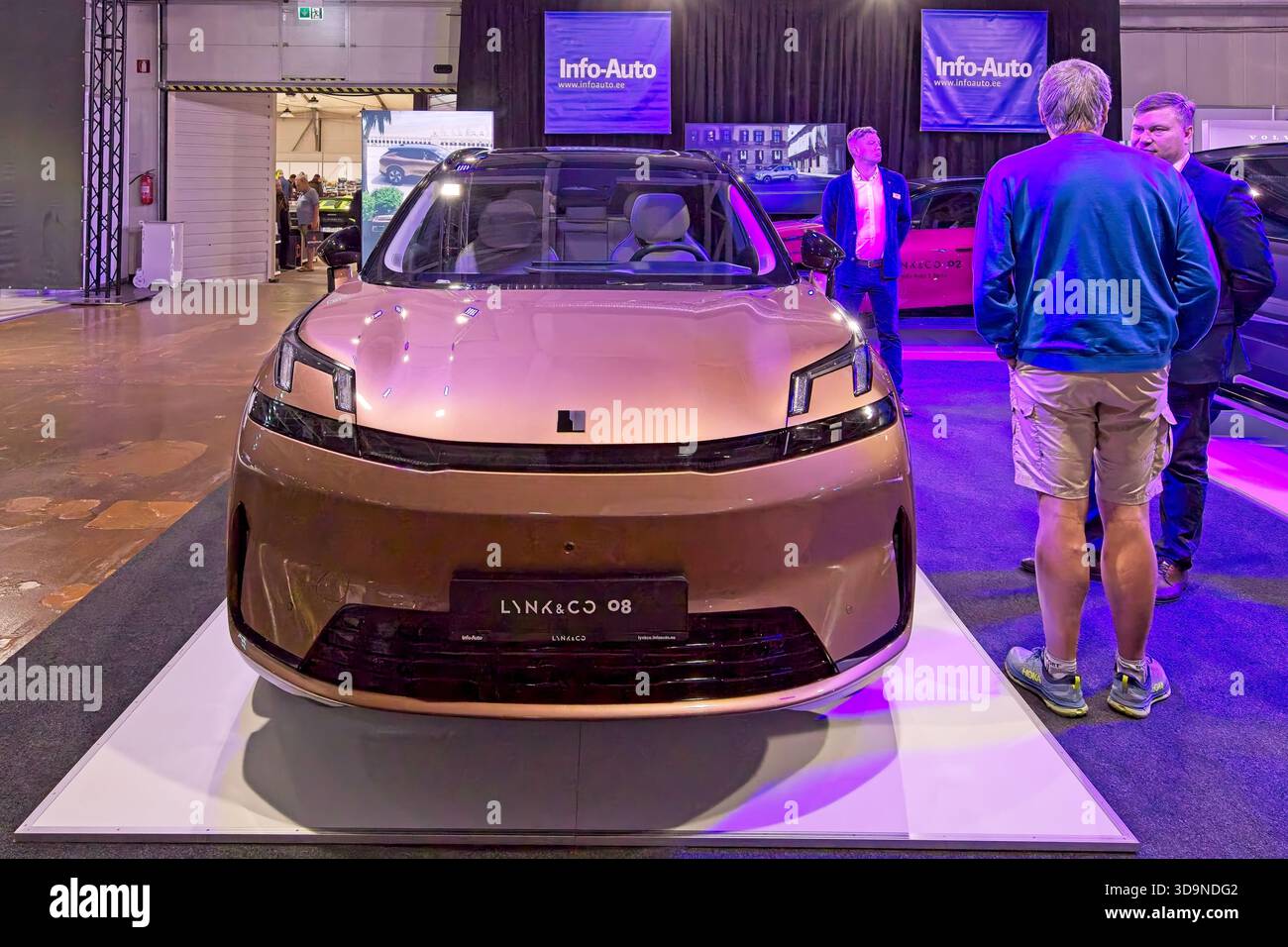 Tartu, Estonia - September 12, 2025: Lynk & Co 08 plug-in hybrid car on ...