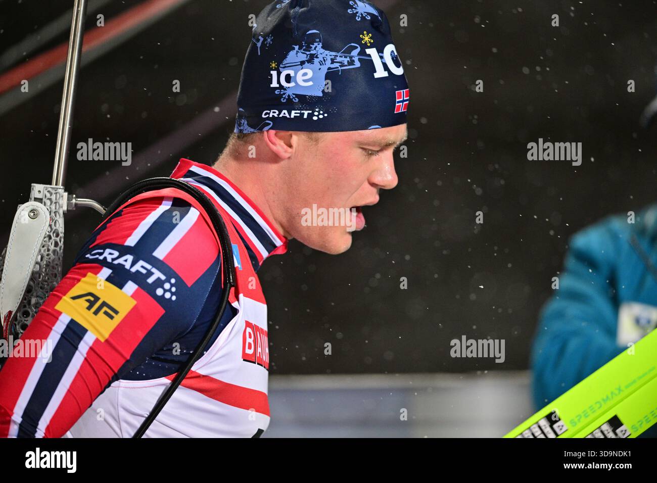 ÖSTERSUND, SWEDEN 20251206Norway's Martin Uldal during the men's 10 km ...