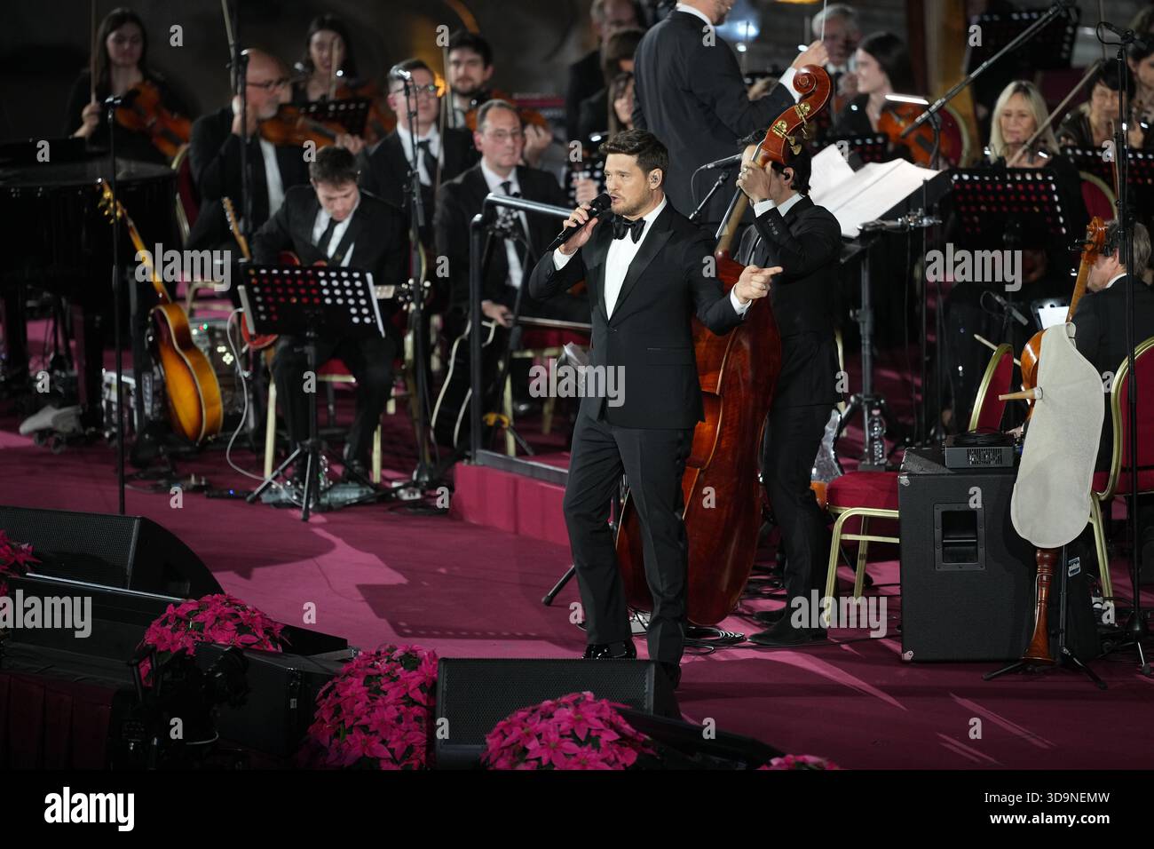 Canadian pop singer Michael Buble' performs during the Concert with the ...