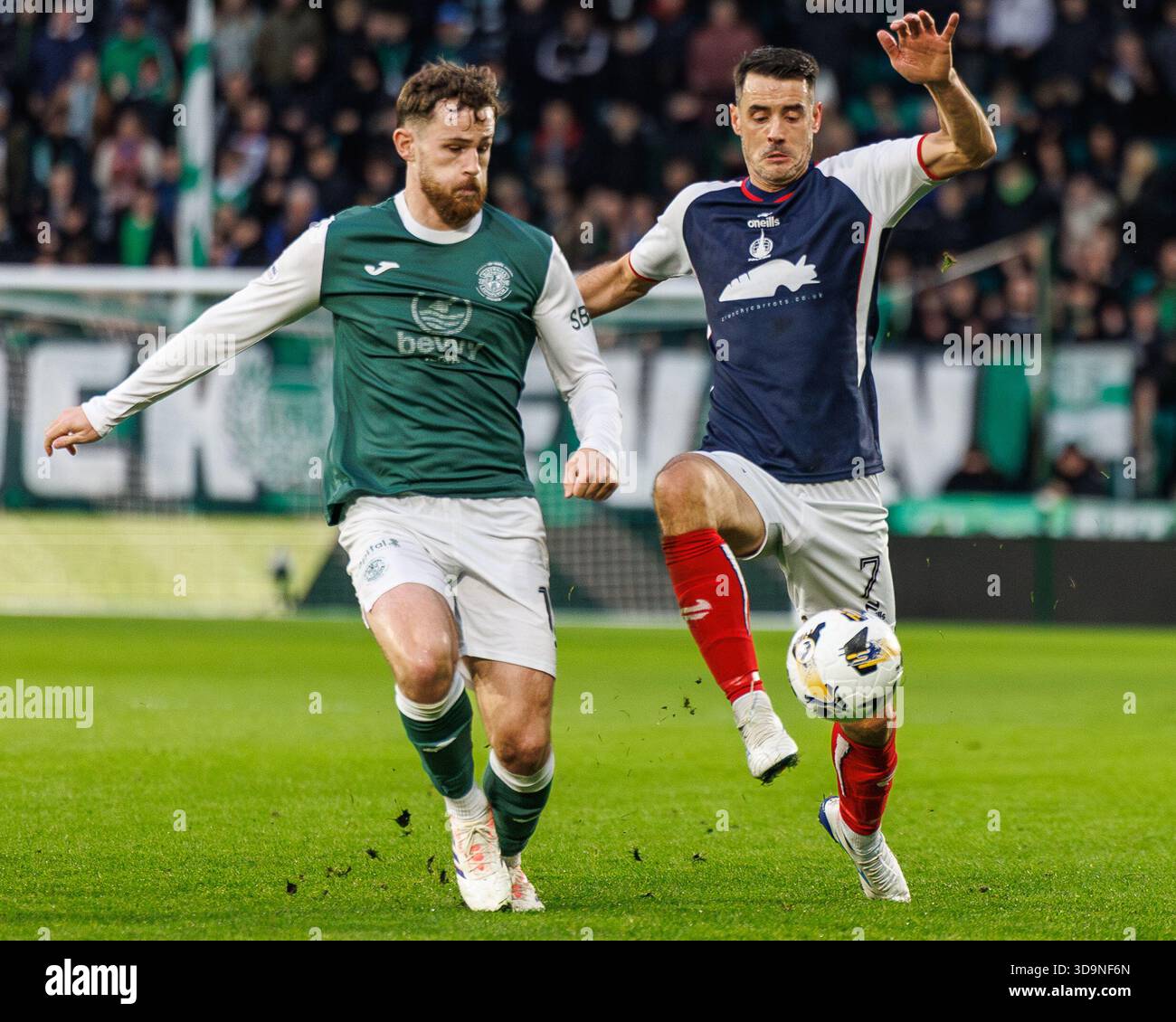 Easter Road, Edinburgh, Scotland, UK. 6th Dec 2025. Hibernian V Falkirk ...