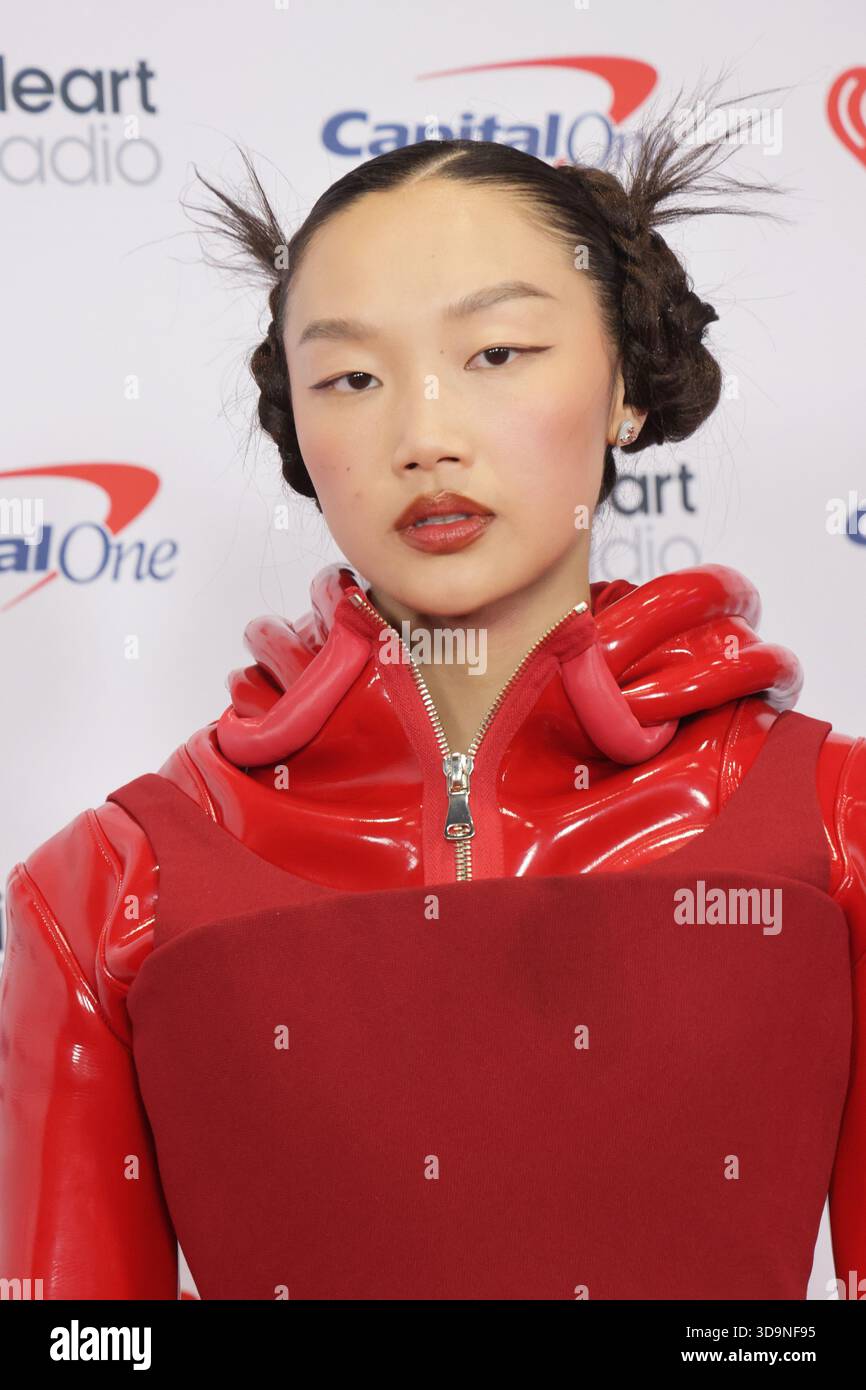 Audrey Nuna of HUNTR/X attends iHeartRadio 102.7 KIIS FM's Jingle Ball ...