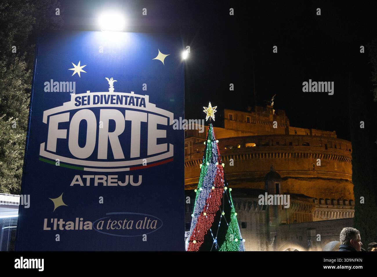 Atreju 2025, the Brothers of Italy celebration, held in the gardens of ...