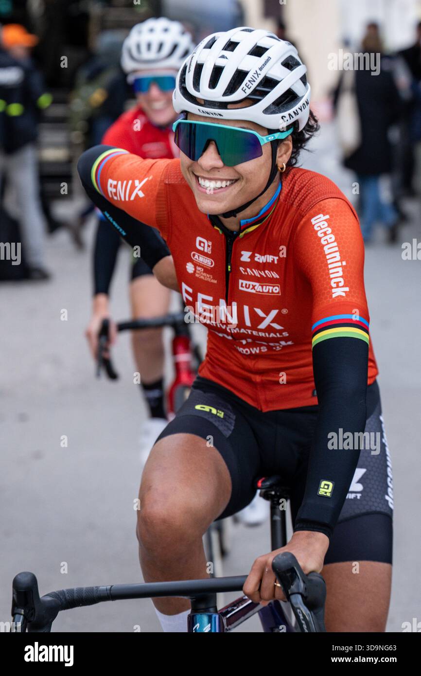 Dutch Ceylin Del Carmen Alvarado pictured in action during a training ...
