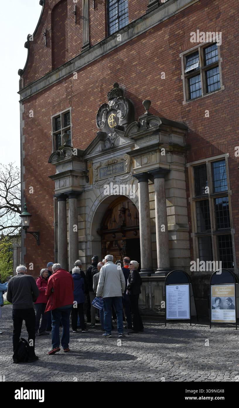 Copenhagen/Denmark 04..May 2018 Senior citizten visit holmenkirke or ...