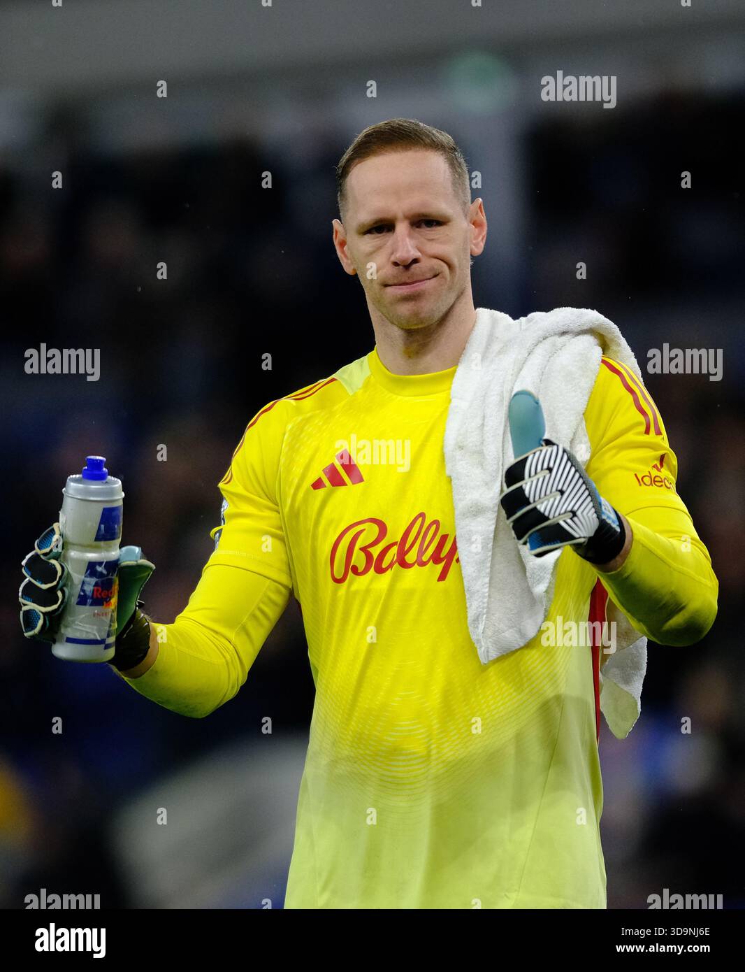 Matz Sels of Nottingham Forest at full time during the Premier league ...