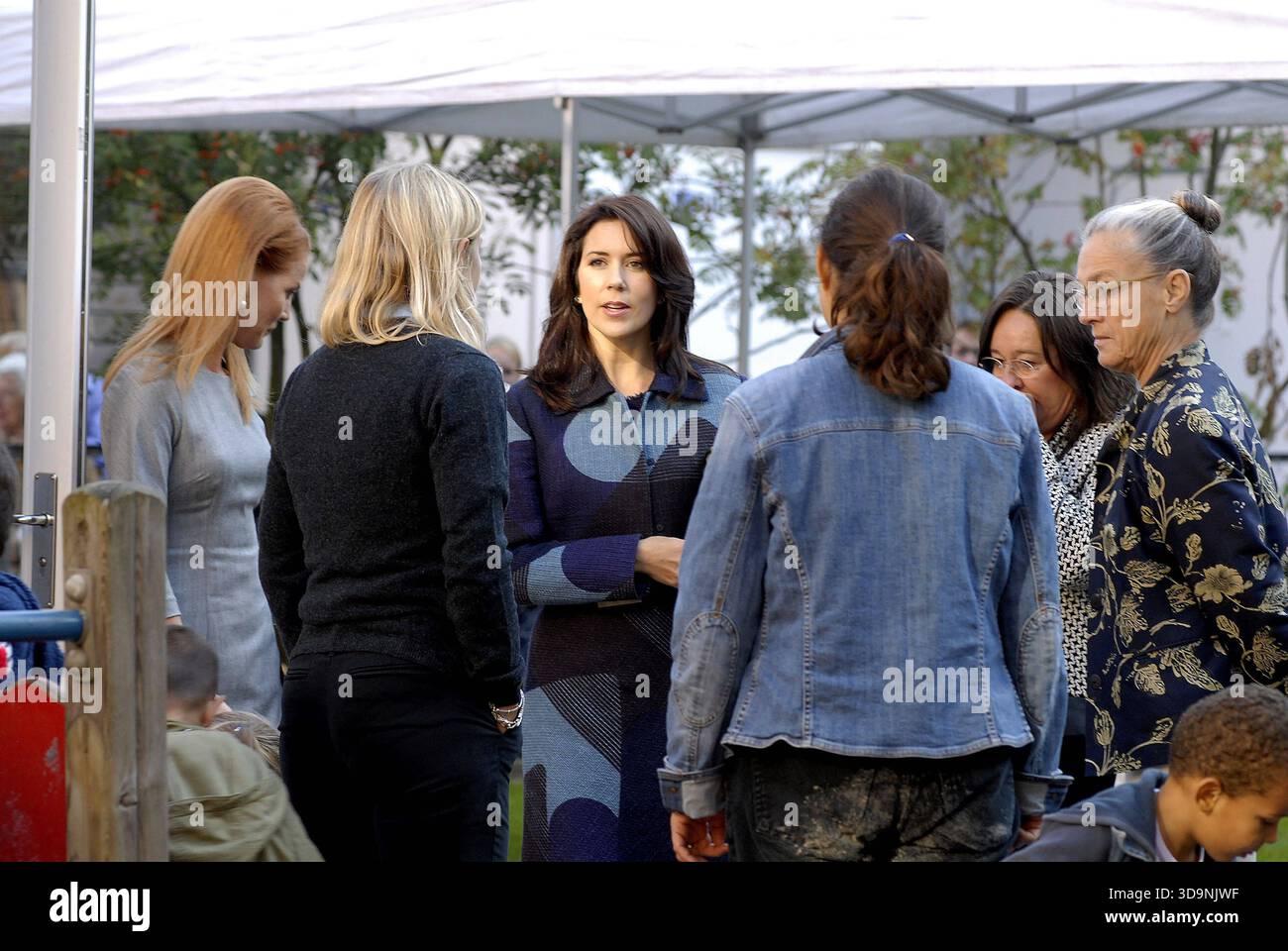 HRH Crown princess Mary visit Frederikholm children daycare insitutue ...