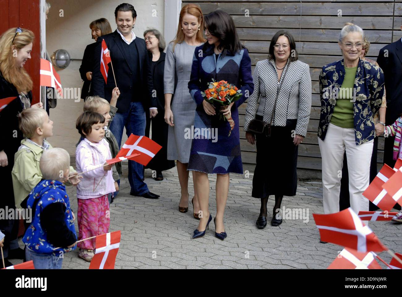 HRH Crown princess Mary visit Frederikholm children daycare insitutue ...