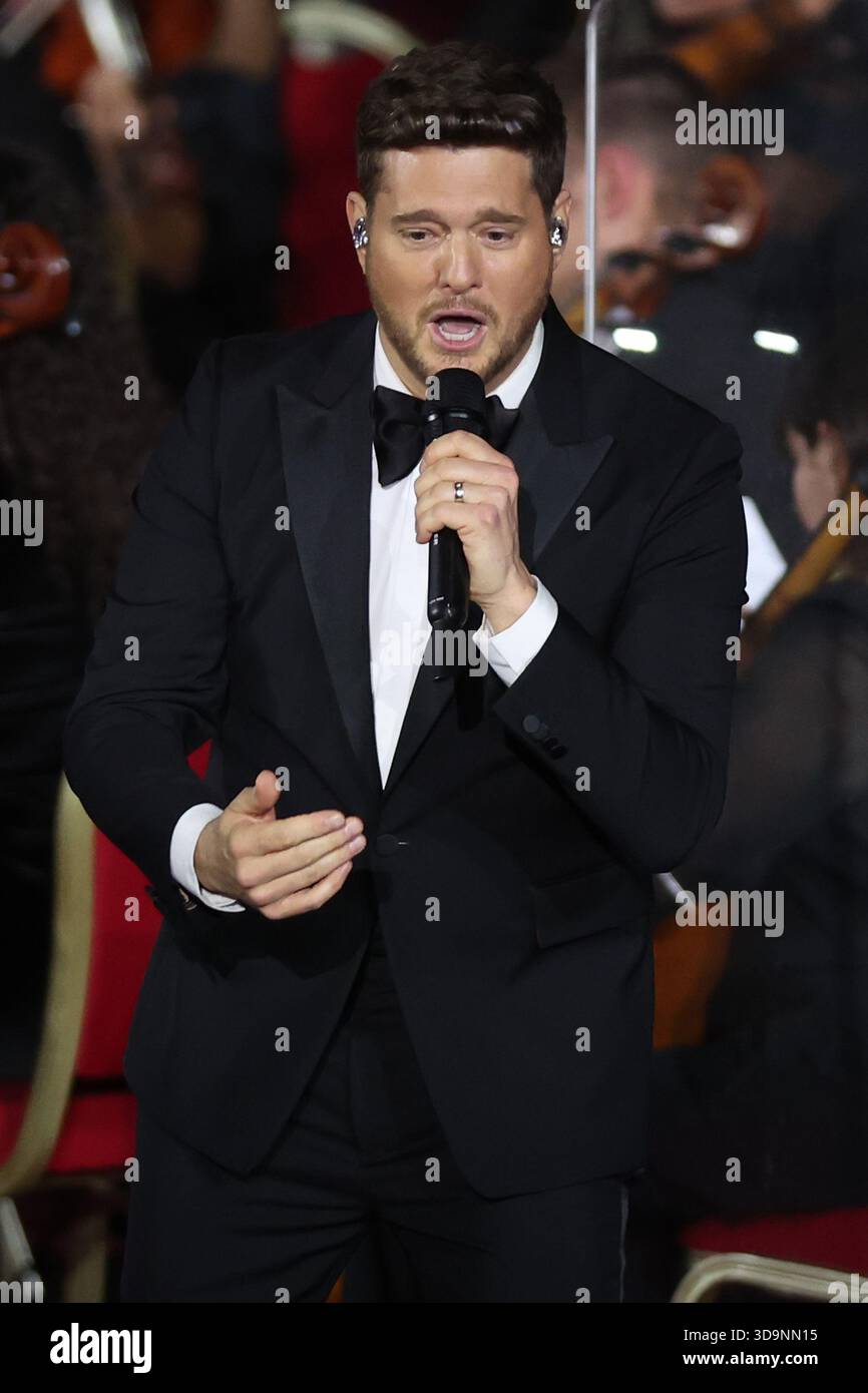 Vatican City, Italy - December 6, 2025: Michael Steven Buble performs ...